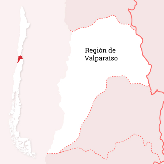 mapa-region-valparaiso - Chile es TUYO